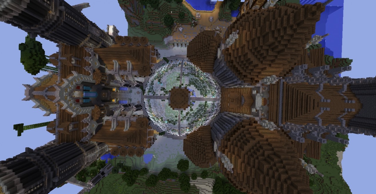 Mysterious Castle + village Minecraft Map