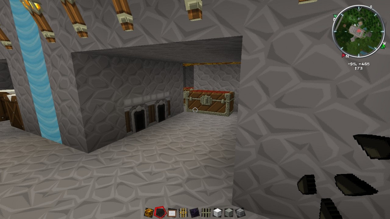 Floating defense fortress Minecraft Map