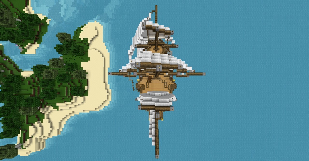 Stormwind Ship - World of Warcraft Minecraft Map