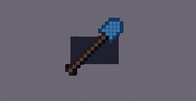 3D Anvil Art with Spade (Shovel) on Top! Minecraft Map