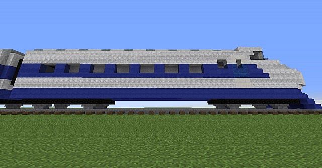 Shinkansen Series 0 Bullet train Minecraft Map