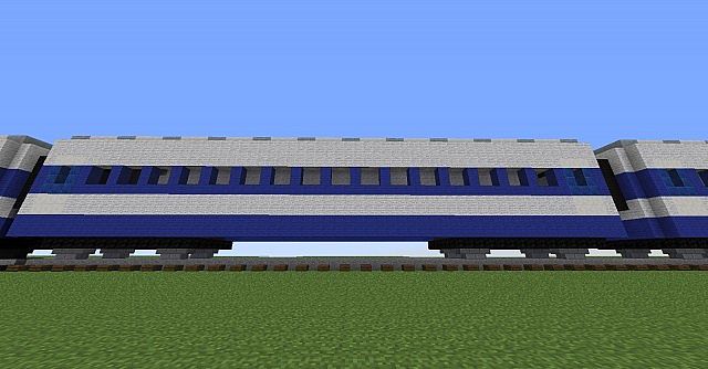 Shinkansen Series 0 Bullet train Minecraft Map
