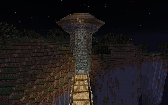 🌺ɴᴜʀsᴇᴊᴘɢ - Wooden house and Witch Tower Minecraft Map