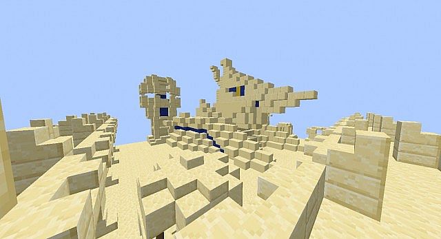 Desert PaintBall Map Minecraft Map