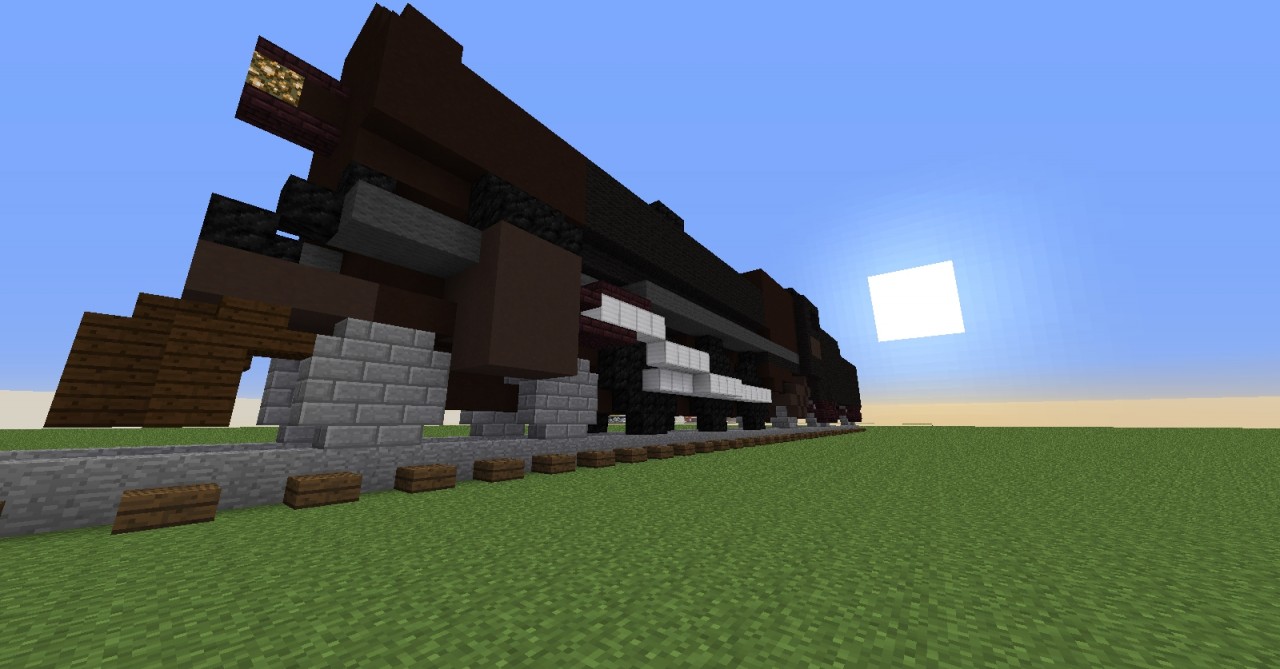 4-6-2 Steam engine. Pennsylvania railroad Minecraft Map