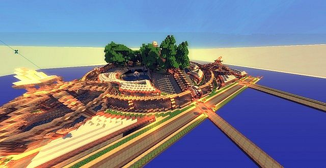 Beautiful Spawn Minecraft Map