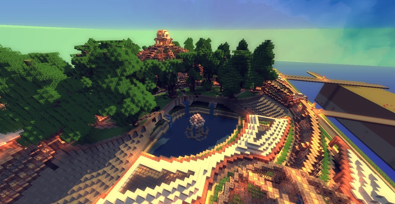 Beautiful Spawn Minecraft Map