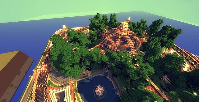 Beautiful Spawn Minecraft Map