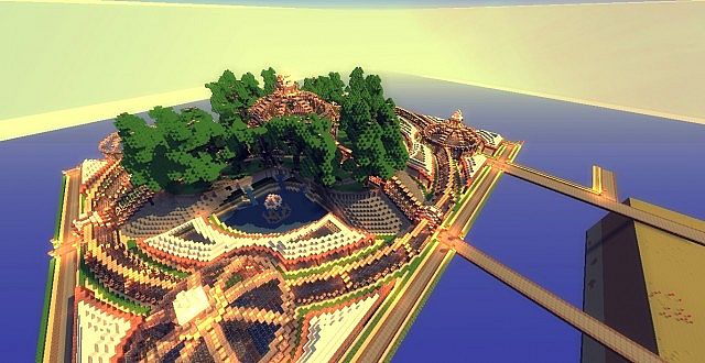Beautiful Spawn Minecraft Map