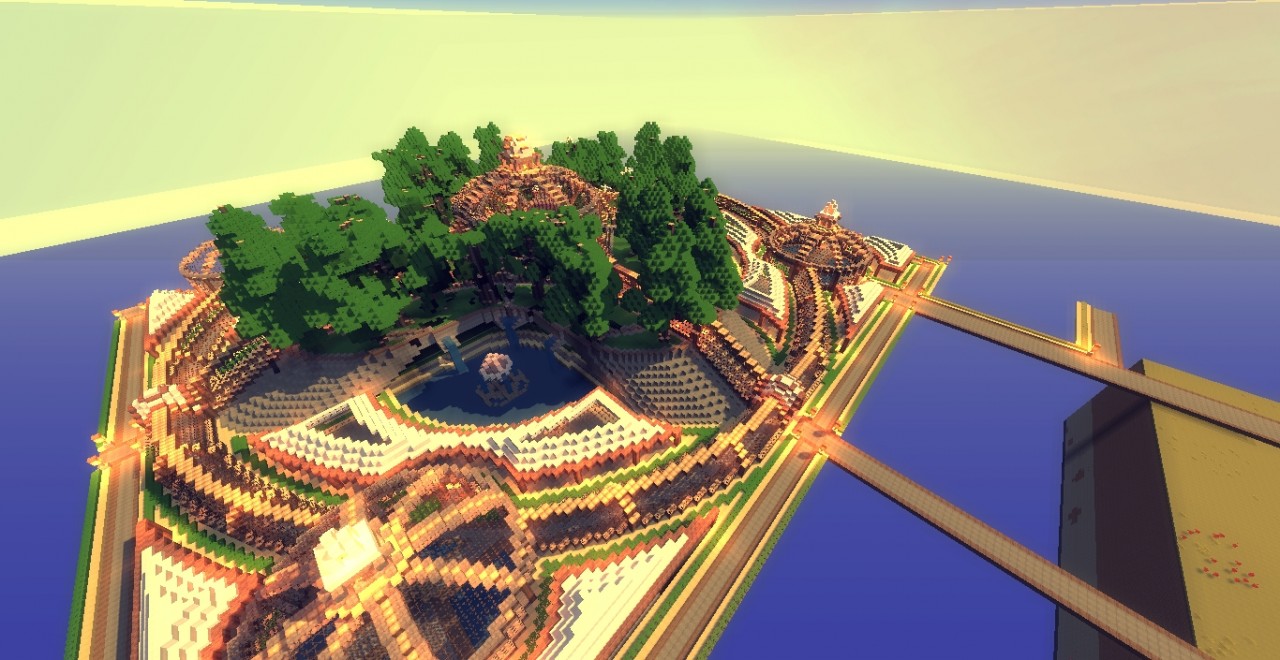 Beautiful Spawn Minecraft Map