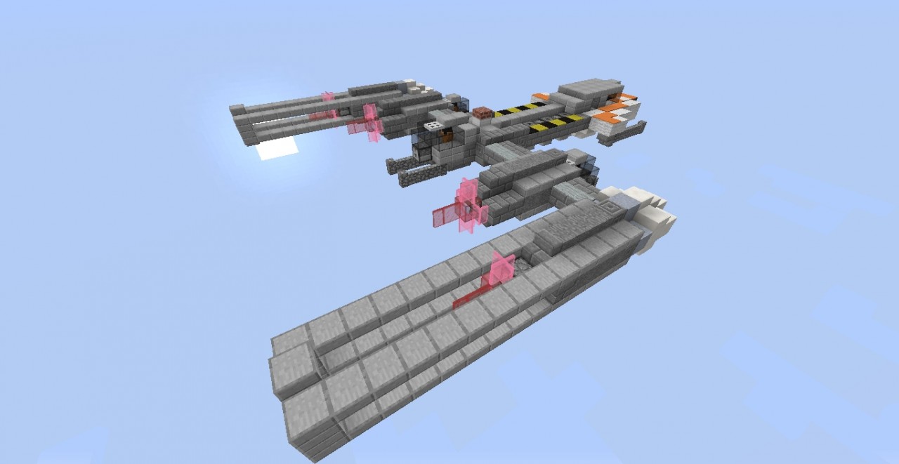 Ultimate Upgrade Y-Wing Gunship Minecraft Map