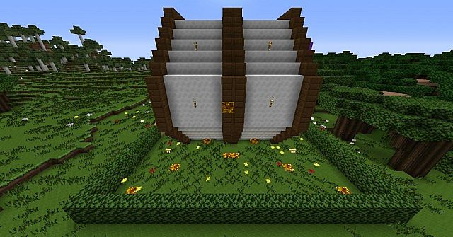 Modern Barrel Themed House Minecraft Map