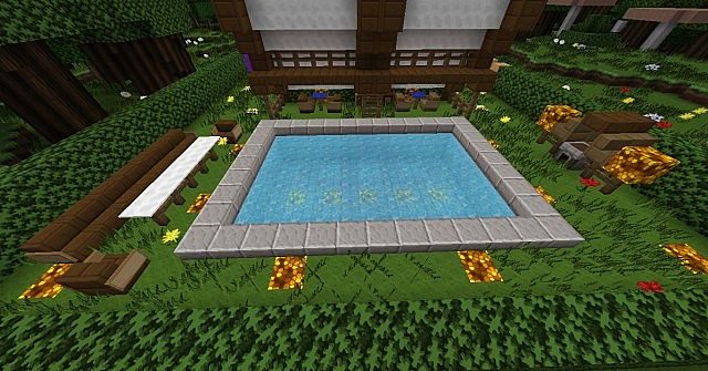 Modern Barrel Themed House Minecraft Map