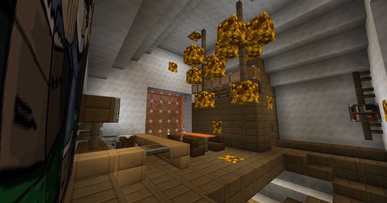 Modern Barrel Themed House Minecraft Map