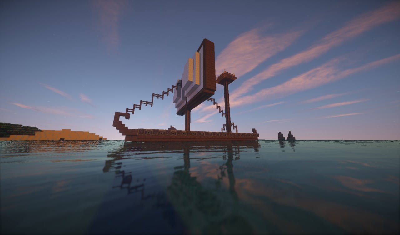 Medium viking battle ship Minecraft Map