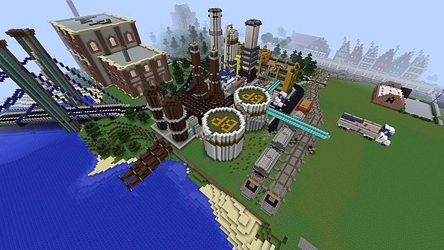 Oil Refinery Minecraft Map