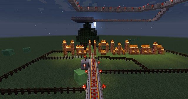 MC Halloween Rollercoaster Minecraft Map