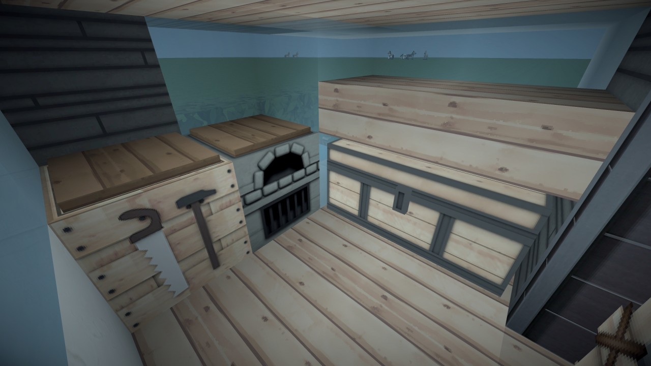 5x5 Modern House Minecraft Map