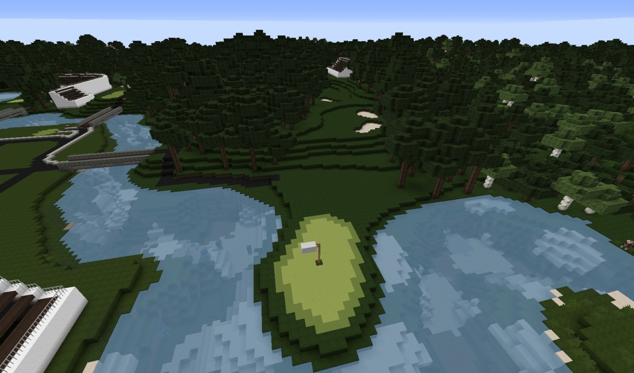 Tall Oaks Golf Club Minecraft Map