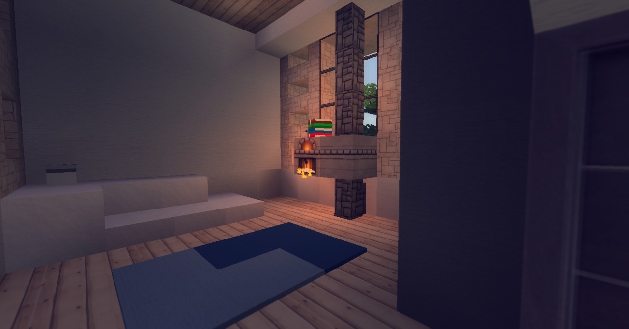 Mid-Century Modern Home Minecraft Map