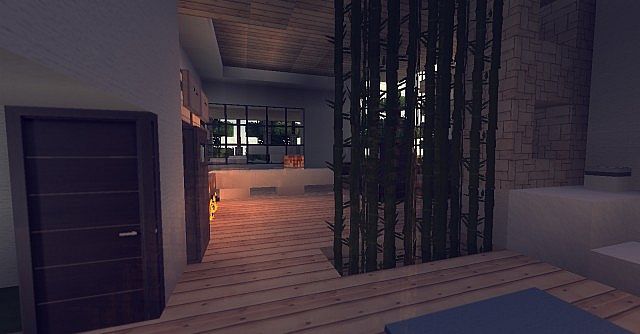 Mid-Century Modern Home Minecraft Map