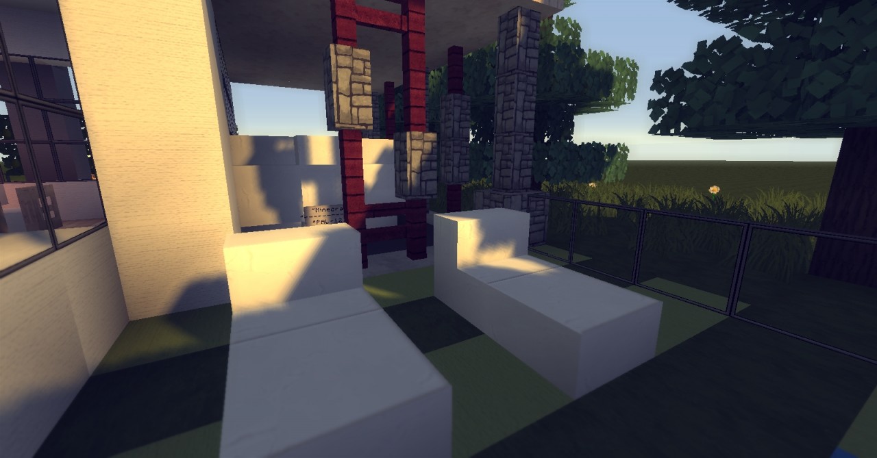 Mid-Century Modern Home Minecraft Map