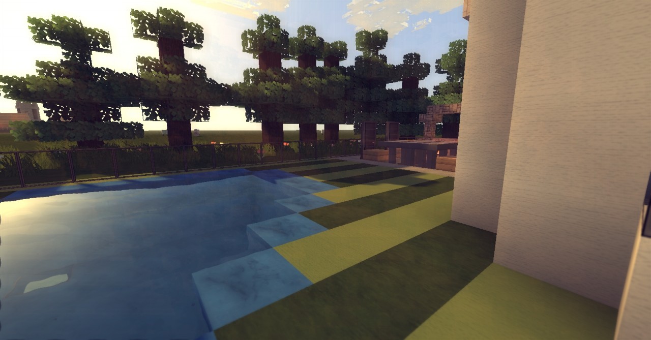 Mid-Century Modern Home Minecraft Map