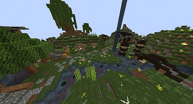 Custom Terrain/Map Minecraft Map