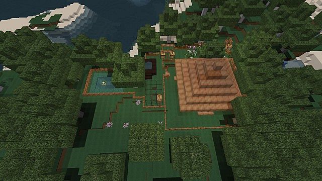 Wood House Minecraft Map