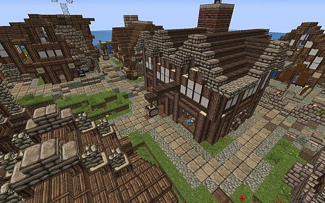 Medieval Port Town: Portsmouth Minecraft Map
