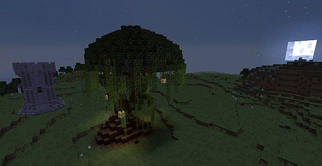 My Tree with Castle Minecraft Map