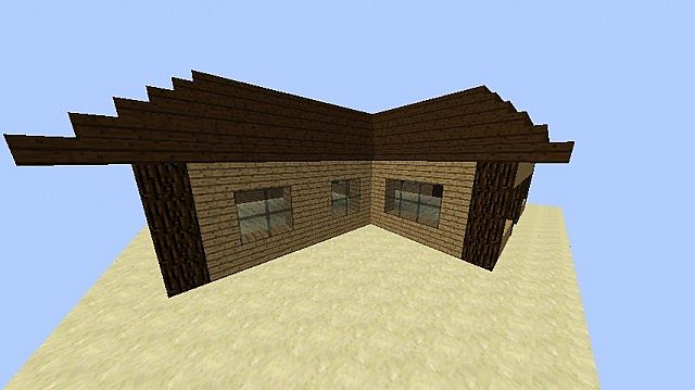Woodcutter/Mountaineer House Minecraft Map