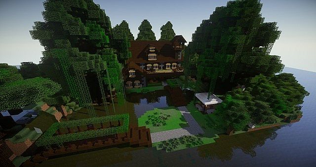 Island Bayou Mansion Minecraft Map