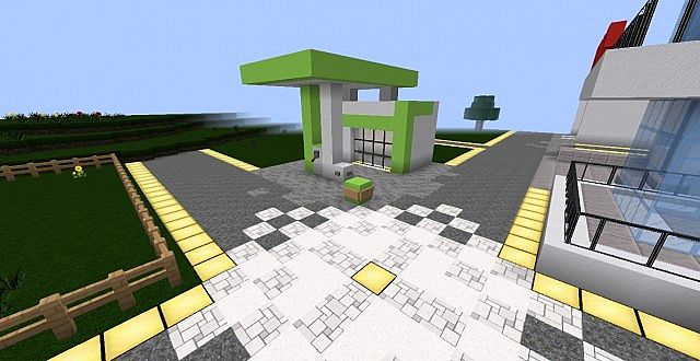 Fuel station / Tankstelle Minecraft Map