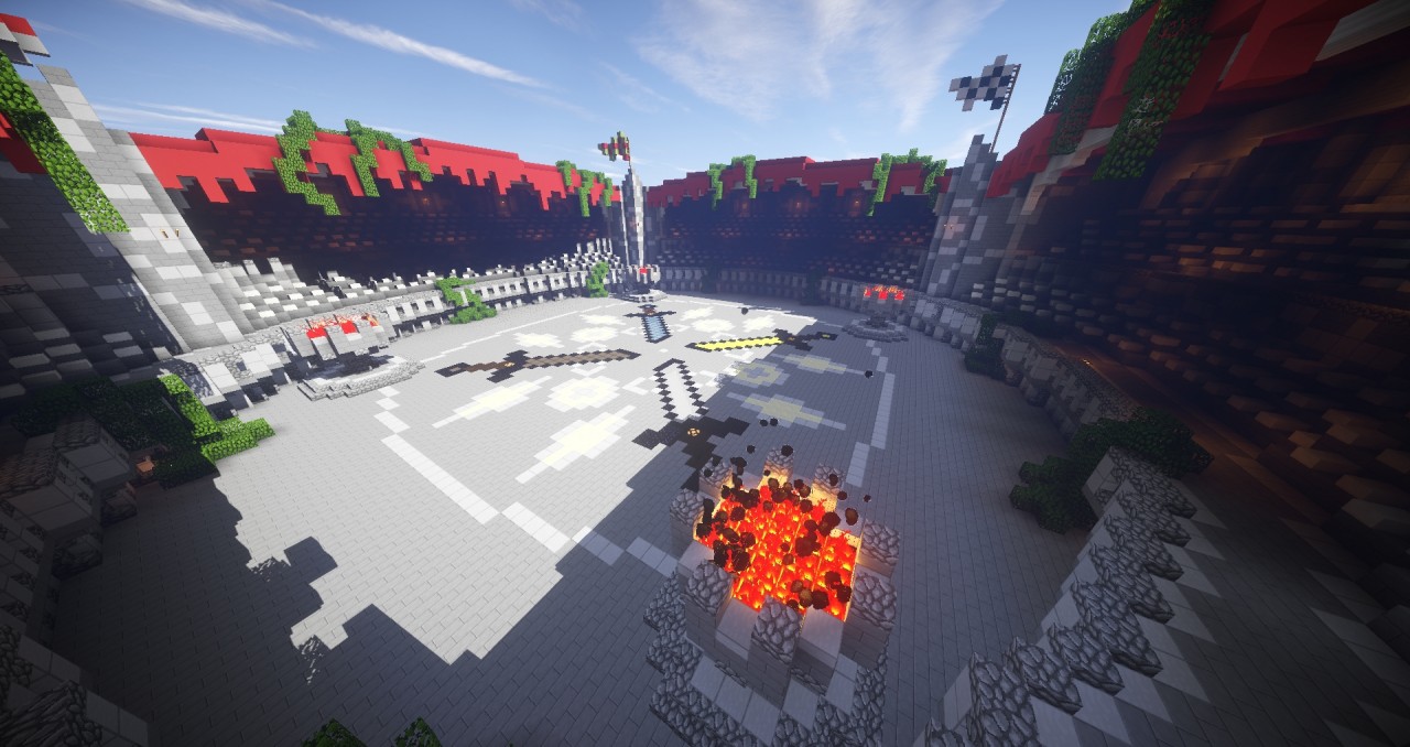 pvp arena Minecraft Map