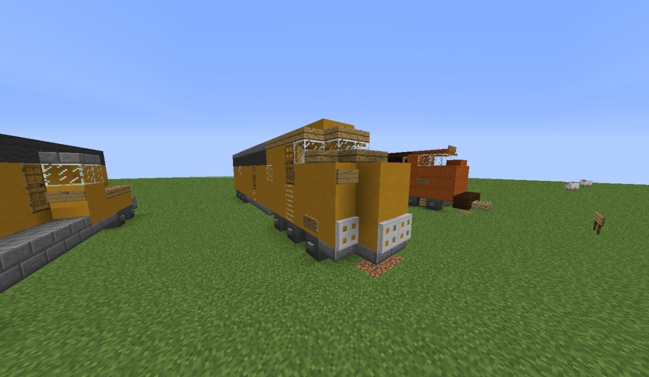 Train Pack (EMD E7, EMD GP7 and GE ES44DC) Minecraft Map
