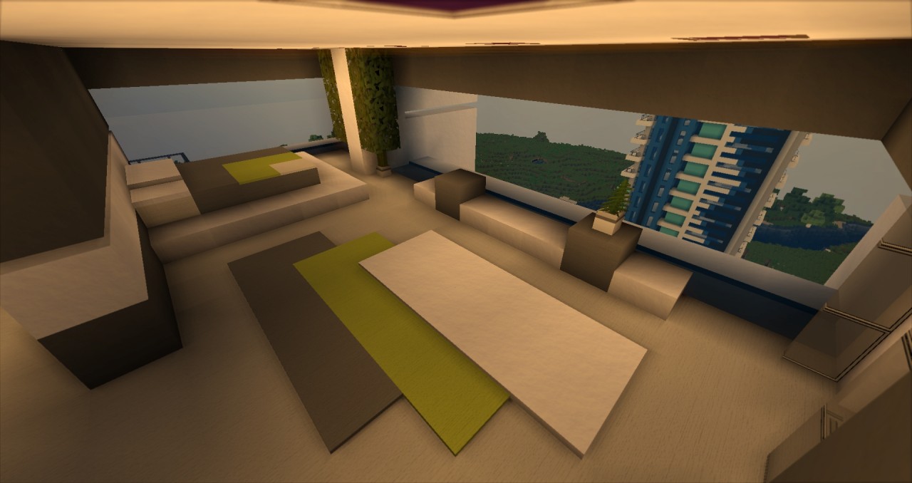 Modern Apartment Building Minecraft Map