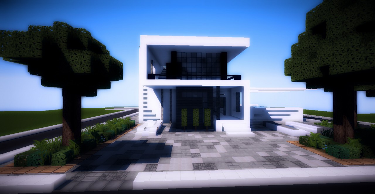 [Crazy] Modern House Minecraft Map
