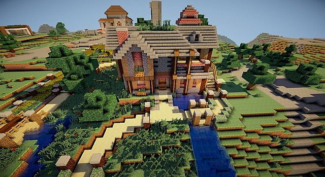 survival house Minecraft Map