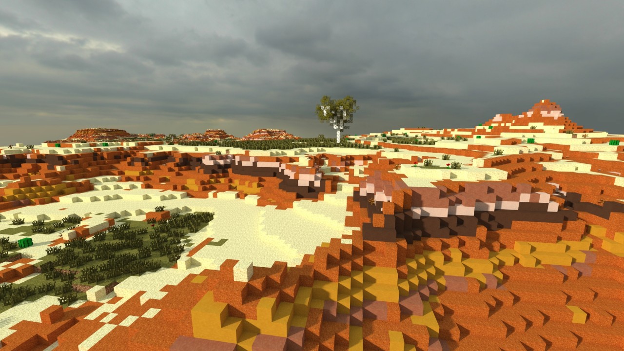 Raavi Canyons - 2K x 2K Realistic Custom Terrain Minecraft Map