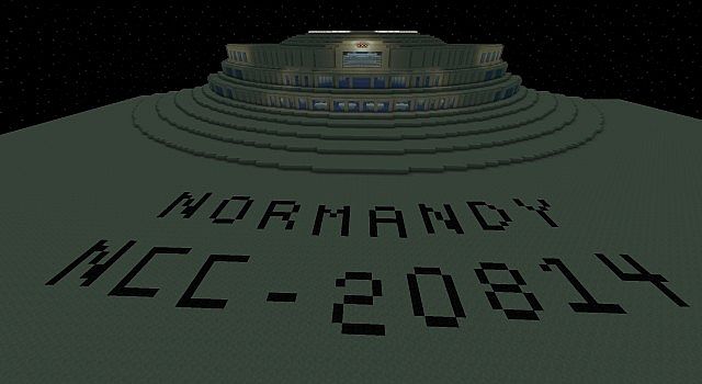 Leviathan-Class Starship Minecraft Map