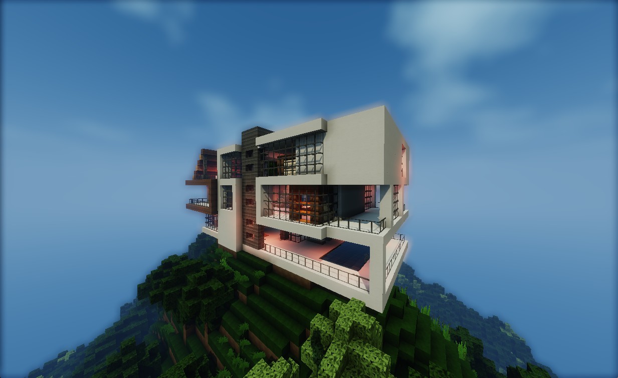 Layers-A modern mountain house by Anderson_55 Minecraft Map
