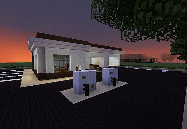 gas station Minecraft Map