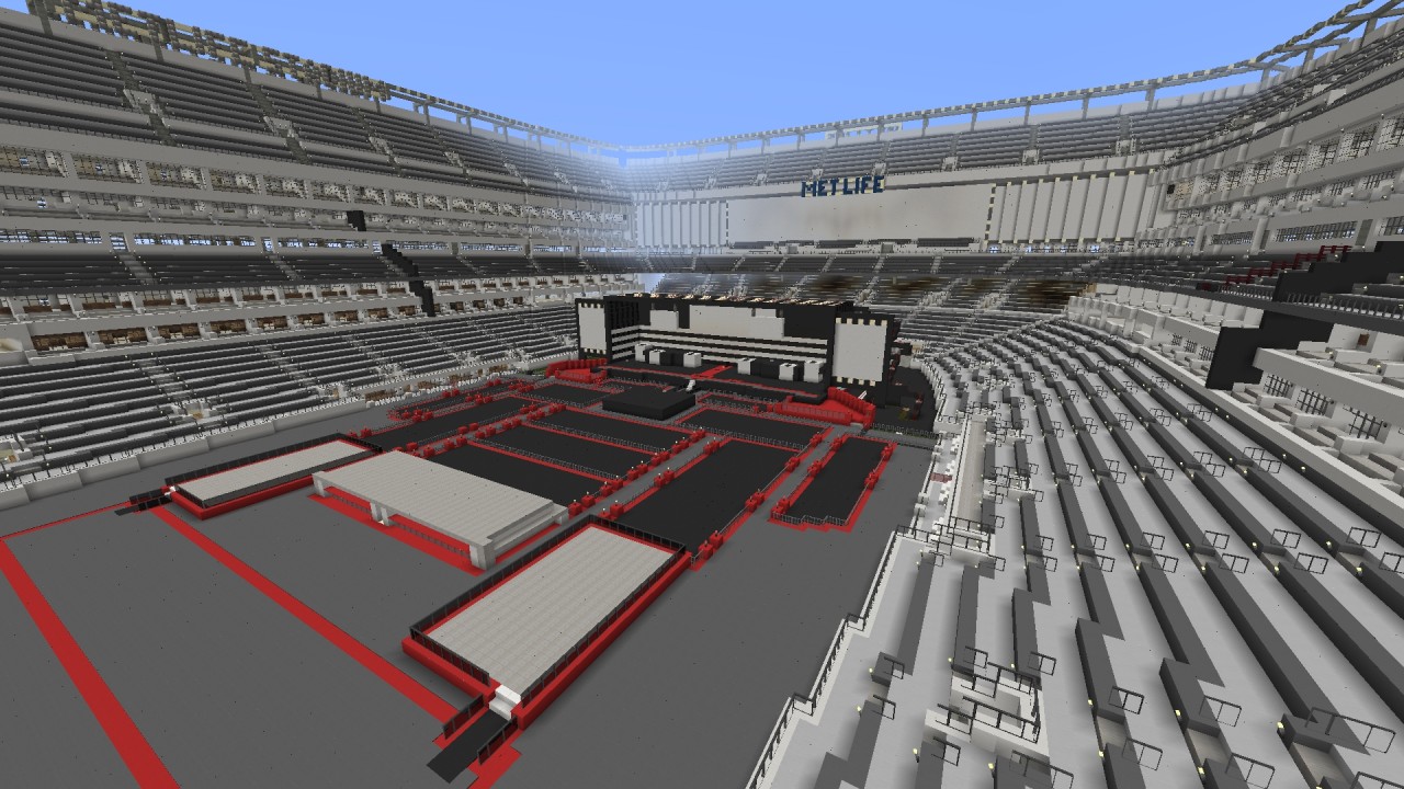 MetLife Stadium Concert Minecraft Project