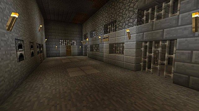 Wind ghost mine project "dungeon" layout. Minecraft Map