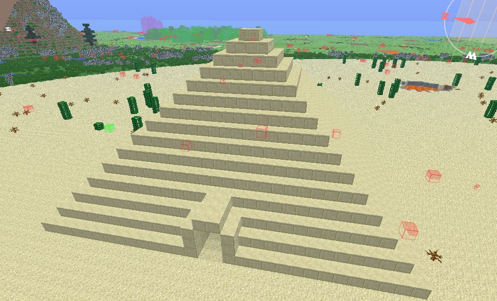 Egyptian Pyramid 1:7 scale Minecraft Map