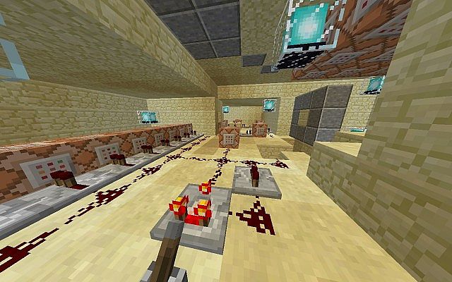 Redstone Mechanics #1 Egyptian Minecraft Map