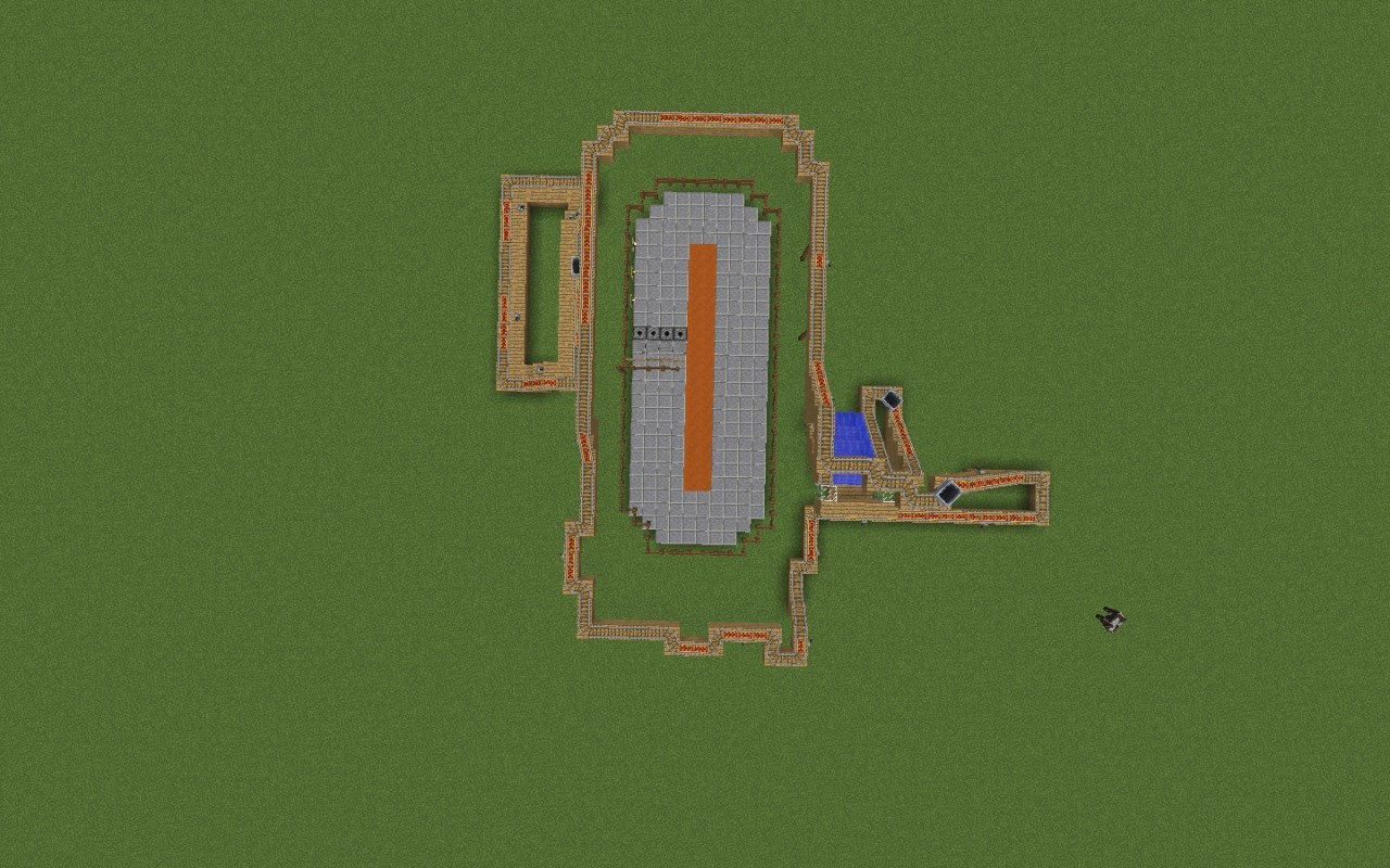 Mario Kart in Mineraft: GCN Baby Park Minecraft Map