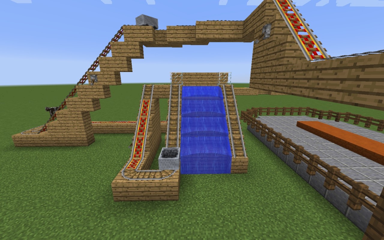 Mario Kart in Mineraft: GCN Baby Park Minecraft Map