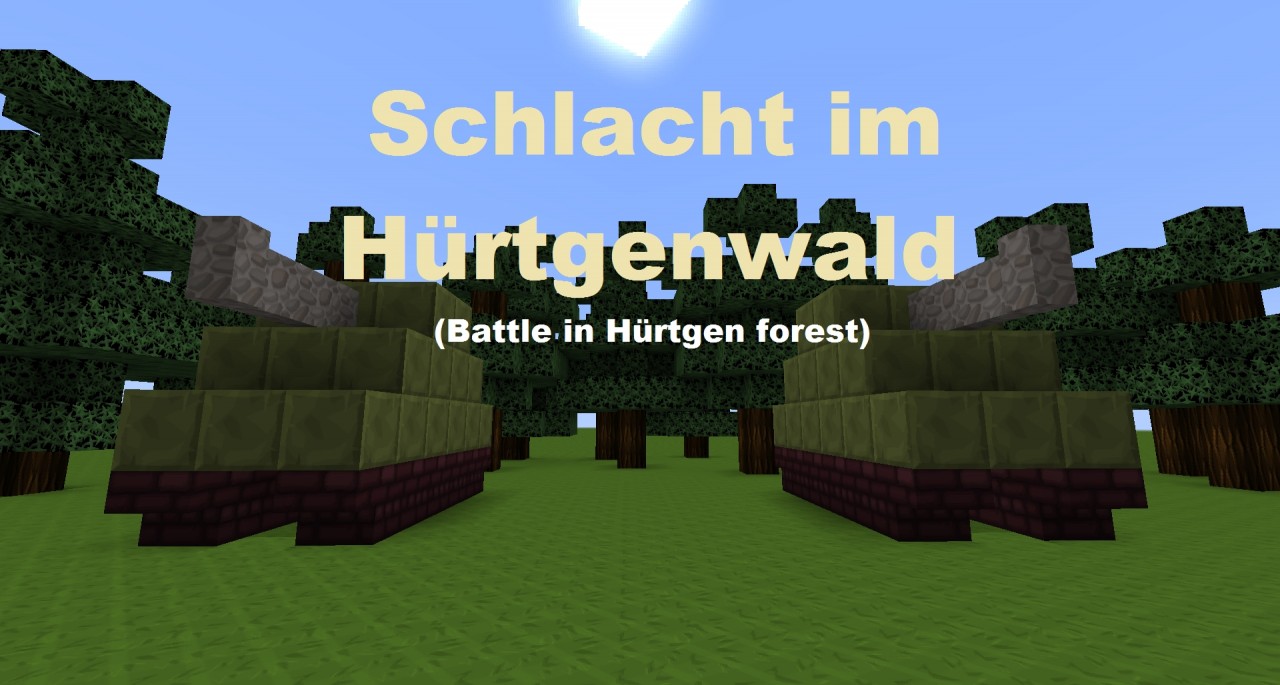 Schlacht im Hürtgenwald (Battle in Hürtgen forest) Minecraft Map